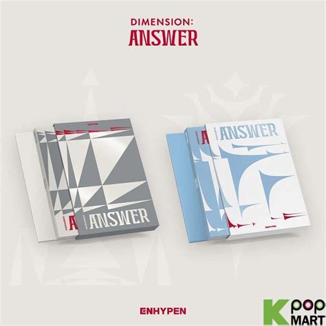 Enhypen Dimension Answer 2 Version Set Kpopmartcom