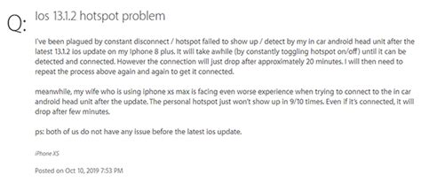 Don T Worry Apple Knows IOS Has Personal Hotspot Problems Redmond Pie