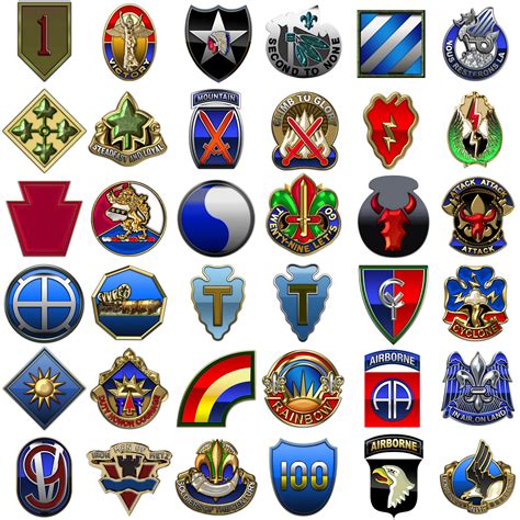 Division Patches Us Army Top Defense Systems