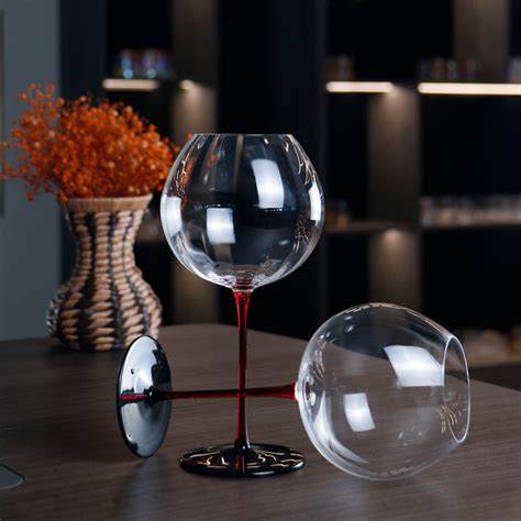 Wholesale Fancy Wine Glasses Rose Wien Glass Colored Wine Glasses From