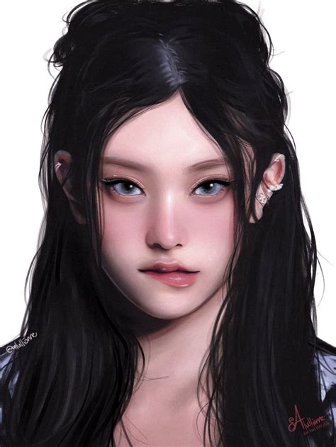 Newjeans Fanart에 있는 Malak님의 핀 인물화 인물 드로잉 그림