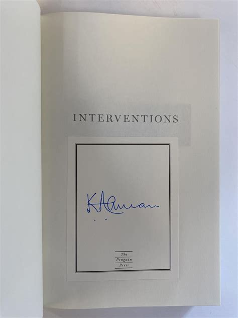 Interventions A Life In War And Peace Signed Kofi Annan Nader Mousavizadeh First Edition