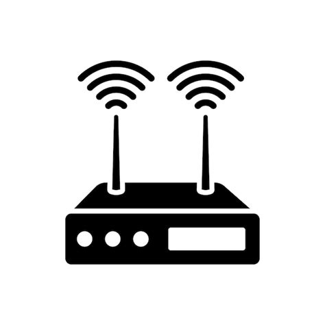 Premium Vector Wifi Router Icon Vector Design Template Simple And Clean