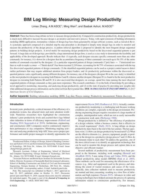 bim log mining pdf autodesk revit building information modeling