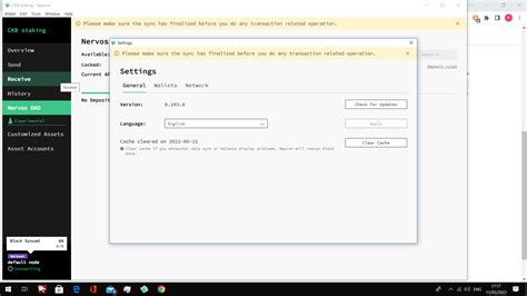 Neuron Wallet Not Syncing Issue 2376 Nervosnetwork Neuron GitHub