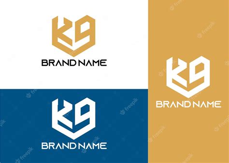Premium Vector Modern Monogram Initial Letter Kp Logo Design Template