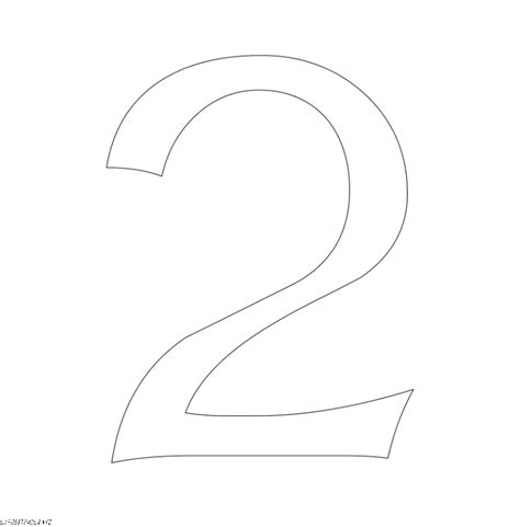 Трафареты цифр для вырезания шаблоны цифр для декора и печати Поделки своими руками подарки