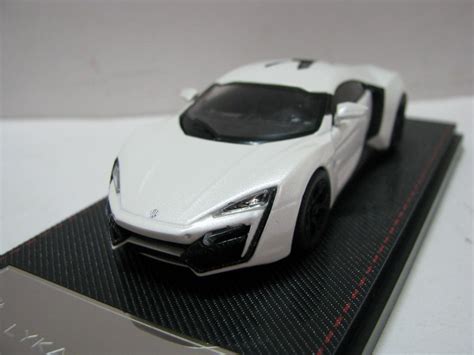 Kengfei 143 W Motors 萊肯 Lykan Hypersport 珍珠白 合金模型 蝦皮購物