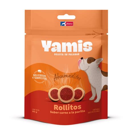 Yamis Rollitos sabor Carne a la Parrilla - Snack - Mascotify Pet Shop