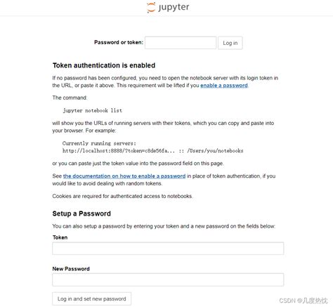 【python】jupyter Notebook的安装与基本使用方法token Authentication Is Enabled Csdn博客