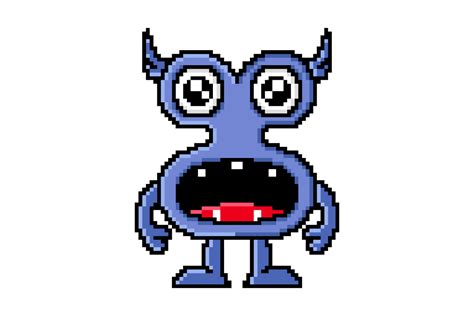 Pixel Art Illustration Vector Monster Graphic By Hiskia Revaldo