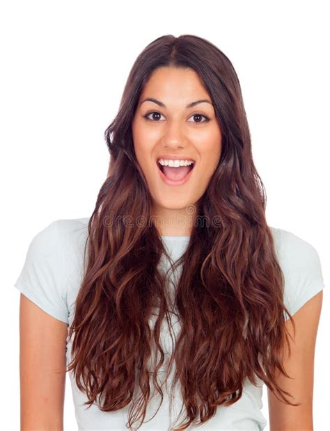 Pretty Surprised Girl Stock Image Image Of Conceptual 5281987