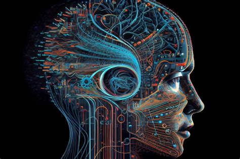 Premium Ai Image Cyber Face Generative Ai