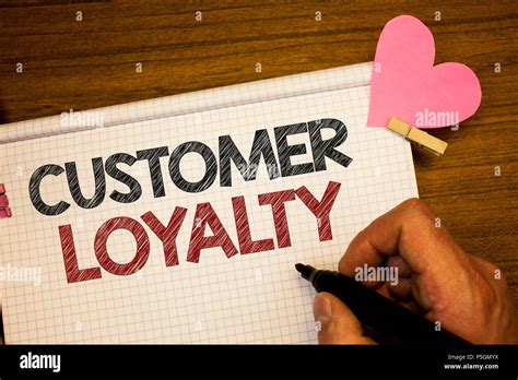Writing Note Showing Customer Loyalty Business Photo Showcasing Client Satisfaction Long Term