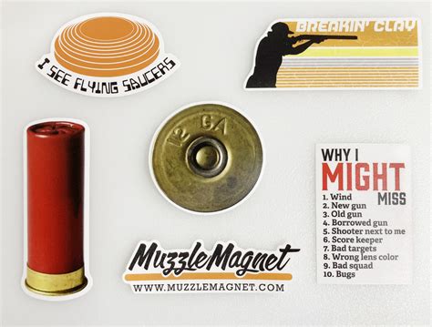 Generic Clay Target Shooting Stickers Waterproof Stickers