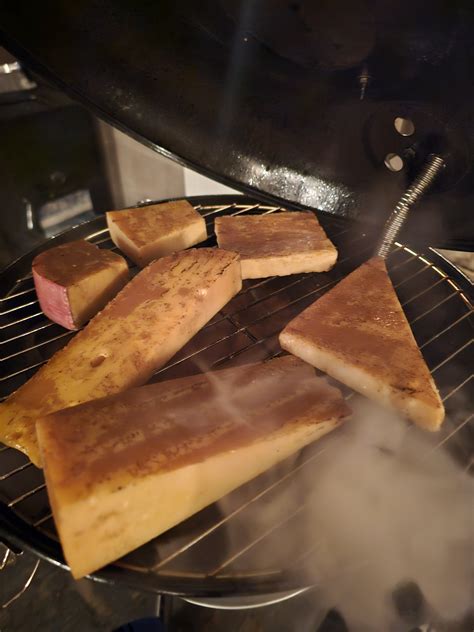 Halway Through Cold Smoking Cheese Top North Sea And Highlands