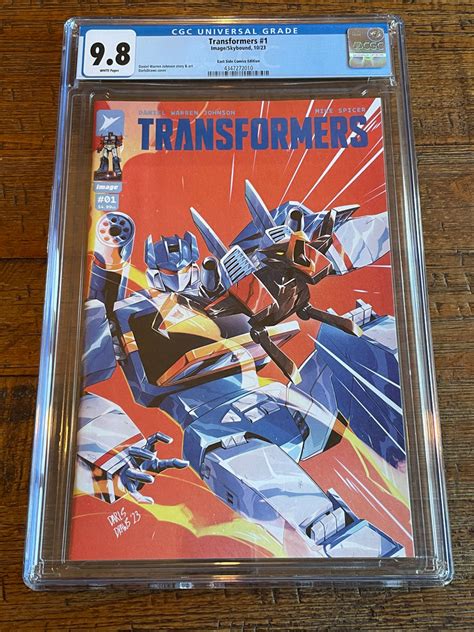 Transformers 1 Cgc 9 8 Darlsdraws Excl Soundwave Variant Limited To 3 East Side Comics