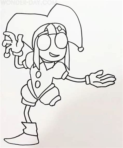 How To Draw Pomni Amazing Digital Circus