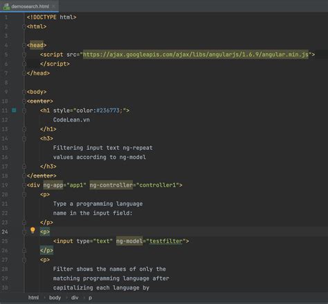 Angularjs 05 Ví Dụ Về TÌm KiẾm Dữ Liệu Với Ng Repeat Và Ng Filter