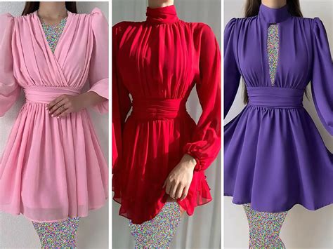 پیراهن میدی ساده مدل‌های جدید پیراهن میدی ساده برای مهمونی‌های شیک عکس