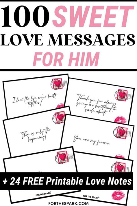 100 Love Messages For Him That Will Melt His Heart Artofit