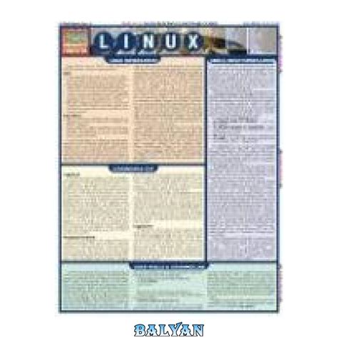 دانلود کتاب Linux Laminated Reference Guide بلیان