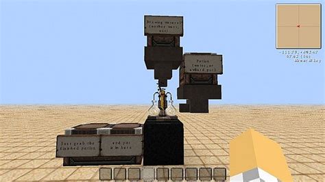 Semi Automatic Brewing Station Minecraft Map