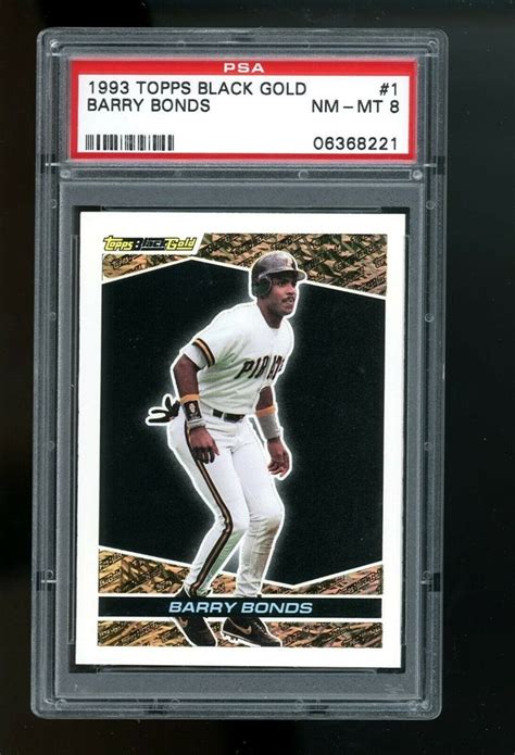 Auction Prices Realized Baseball Cards 1993 Topps Black Gold Barry Bonds