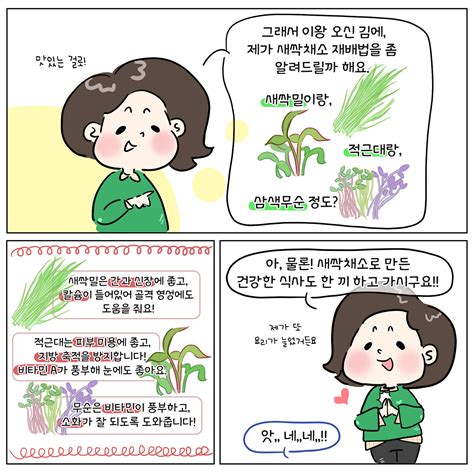 대한민국 농촌진흥청 🌱1인가구 초록의 자급자족 생활기 새싹채소 기르기 어렵지 않아요 직접 길러서