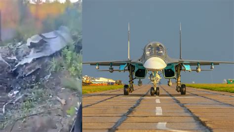 Ukraine Says Its Military Shot Down Russian Su 34 Strike Aircraft