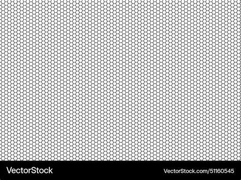 Seamless Pattern Of The Hexagonal Netting Vector Image