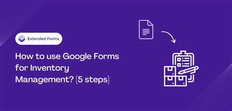 How To Use Google Forms For Inventory Management Steps Extended Forms
