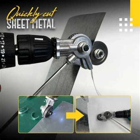 Metal Nibbler Drill Attachment Not Sold In Stores