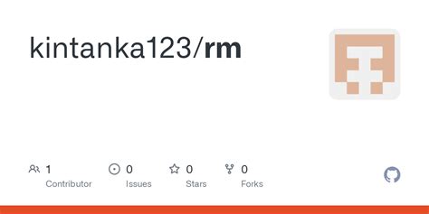 GitHub Kintanka Rm