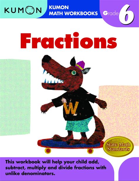 Grade 6 Fractions Kumon Math Workbooks Kumon Publishing