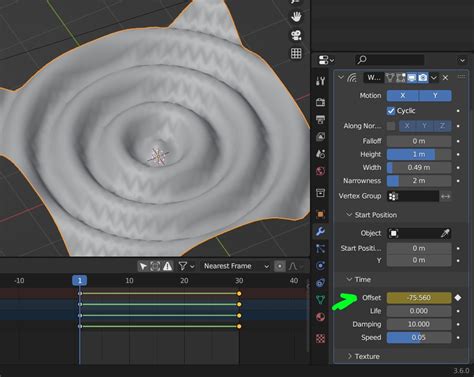 How To Seamless Animation Loop Using The Wave Modifier Blender Stack