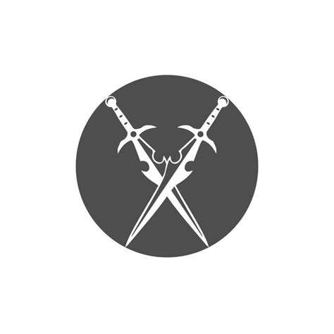 Premium Vector Sword Weapon Vector Logo Template Illustration Design