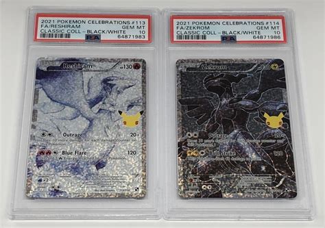 48％割引玄関先迄納品 Psa10 ポケモンカード 25周年 ゼクロム レシラム ポケモンカードゲーム トレーディングカード Otaon