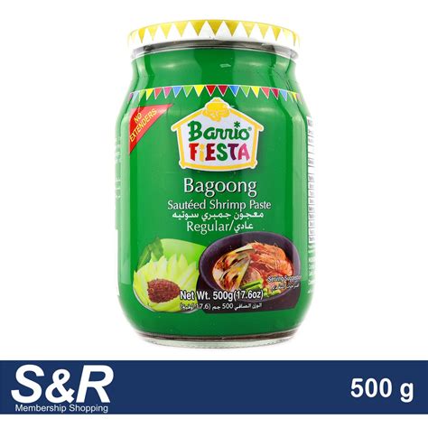Barrio Fiesta Sautéed Shrimp Paste Bagoong Regular 500g Shopee