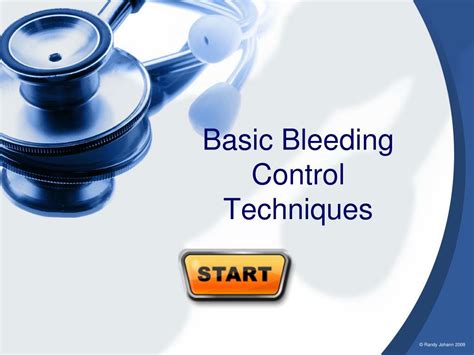 Ppt Basic Bleeding Control Techniques Powerpoint Presentation Free