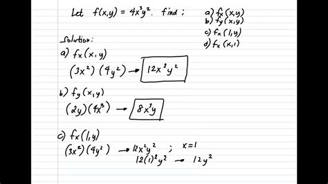 Differential Calculus How To Do Partial Differentiation Tagalog Quick Tutorial Youtube