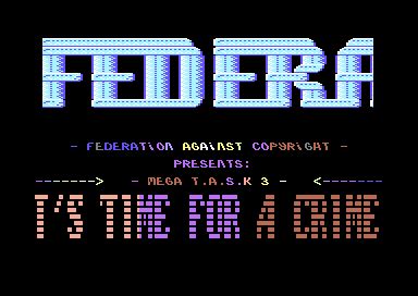 CSDb Task III 3 By Federation Against Copyright And Fusion 1988