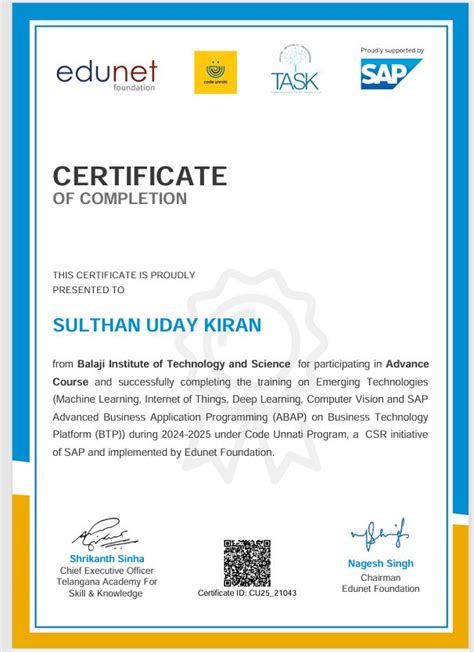 Codeunnati Sap Edunetfoundation Machinelearning Iot Deeplearning