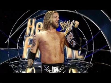 Edge In The 2012 Wwe Hall Of Fame Youtube