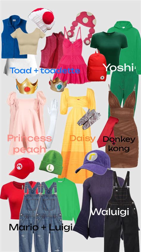 Mario Group Costume Cute Group Halloween Costumes Pretty Halloween
