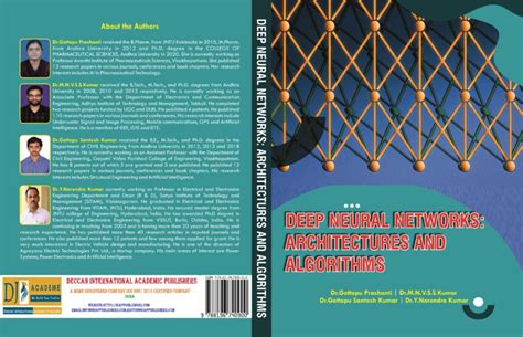 Deep Neural Networks Architectures And Algorithms By Dr Gottapu Prashantidr M N V S S Kumar