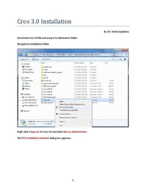 Creo 3 0 Installation 0 Pdf