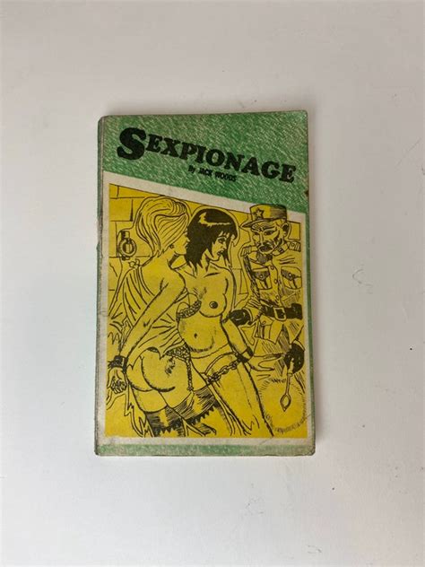 1966 Sexpionge Sex Pulp Book By Jack Woods Rare Green Cover Etsy