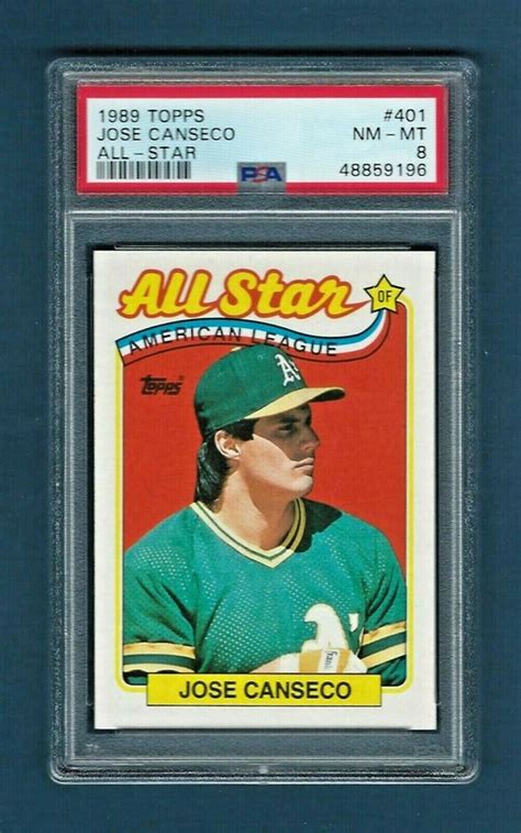 Auction Prices Realized Baseball Cards 1989 TOPPS Jose Canseco