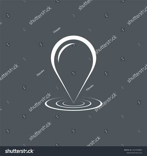 Map Pin Pointer Route Gps Location Stock Vector Royalty Free Shutterstock